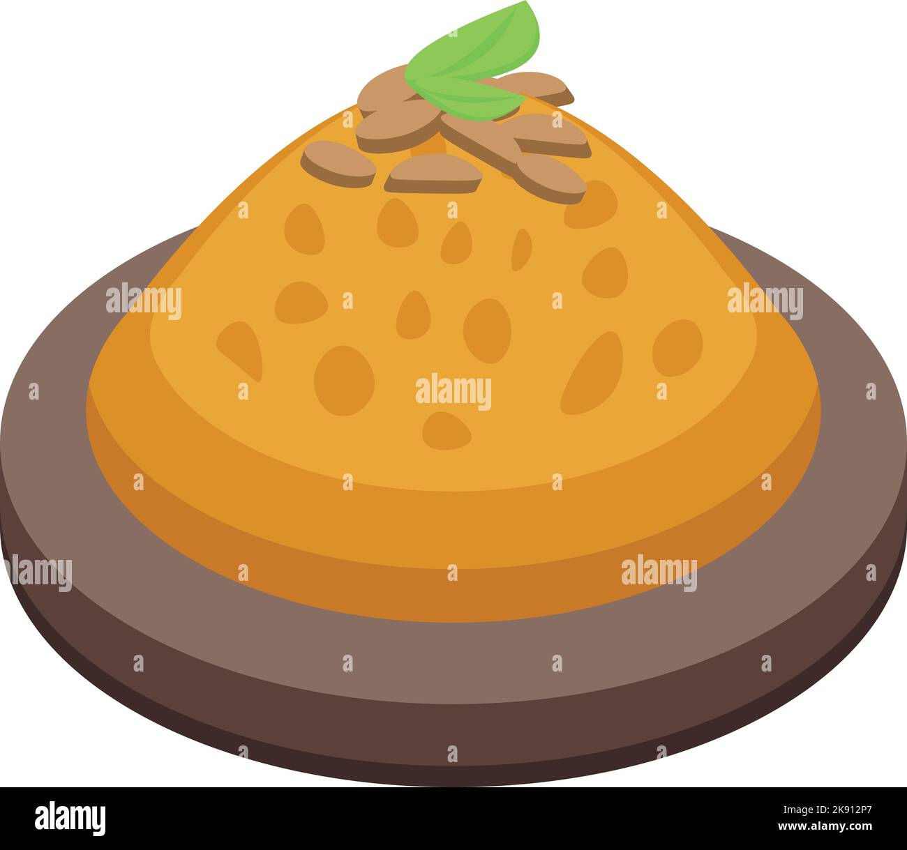 Romanian food icon isometric vector. Romania landmark. Arch tradition ...
