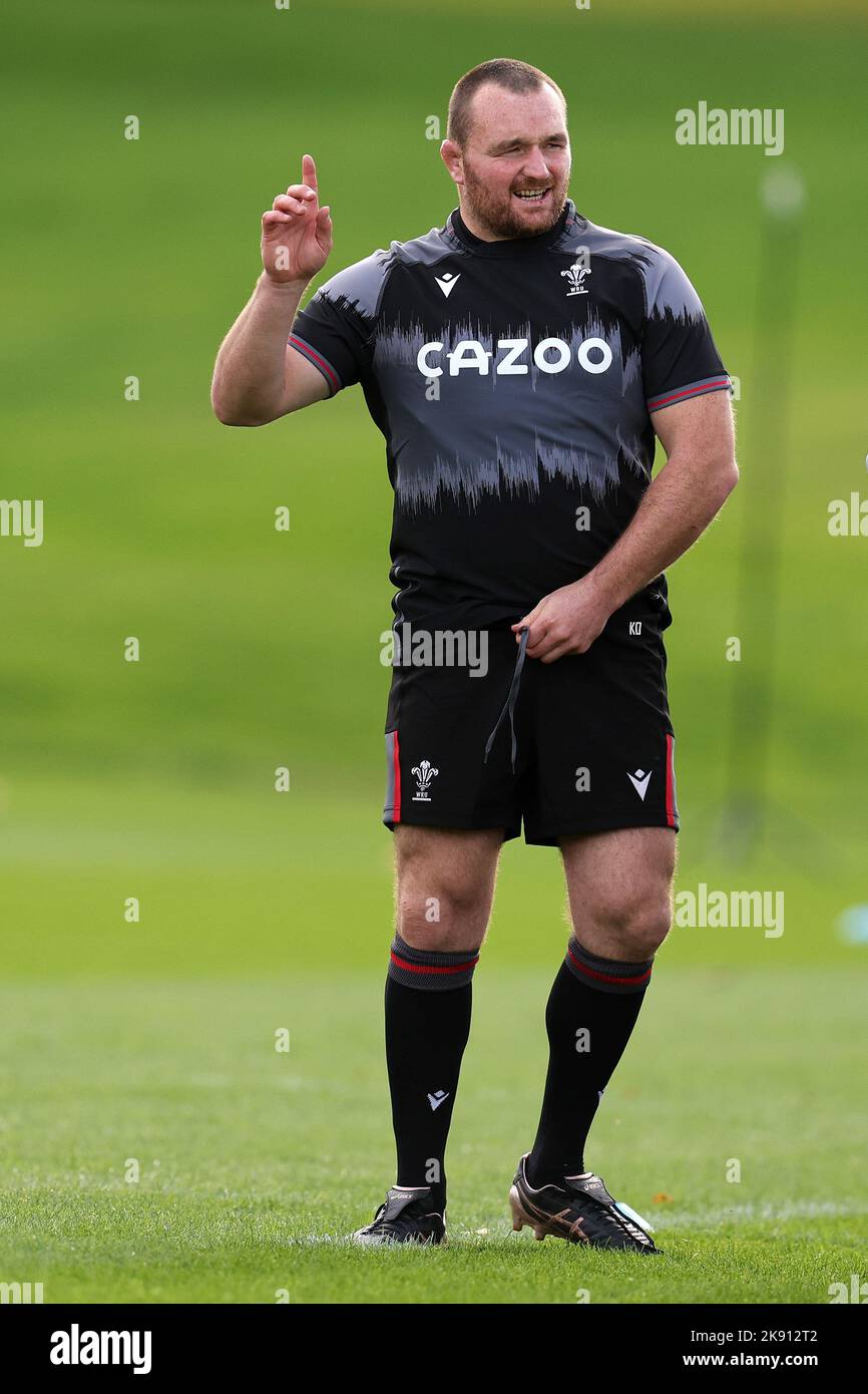 Cardiff, UK. 25th Oct, 2022. Ken Owens of Wales during the Wales rugby ...