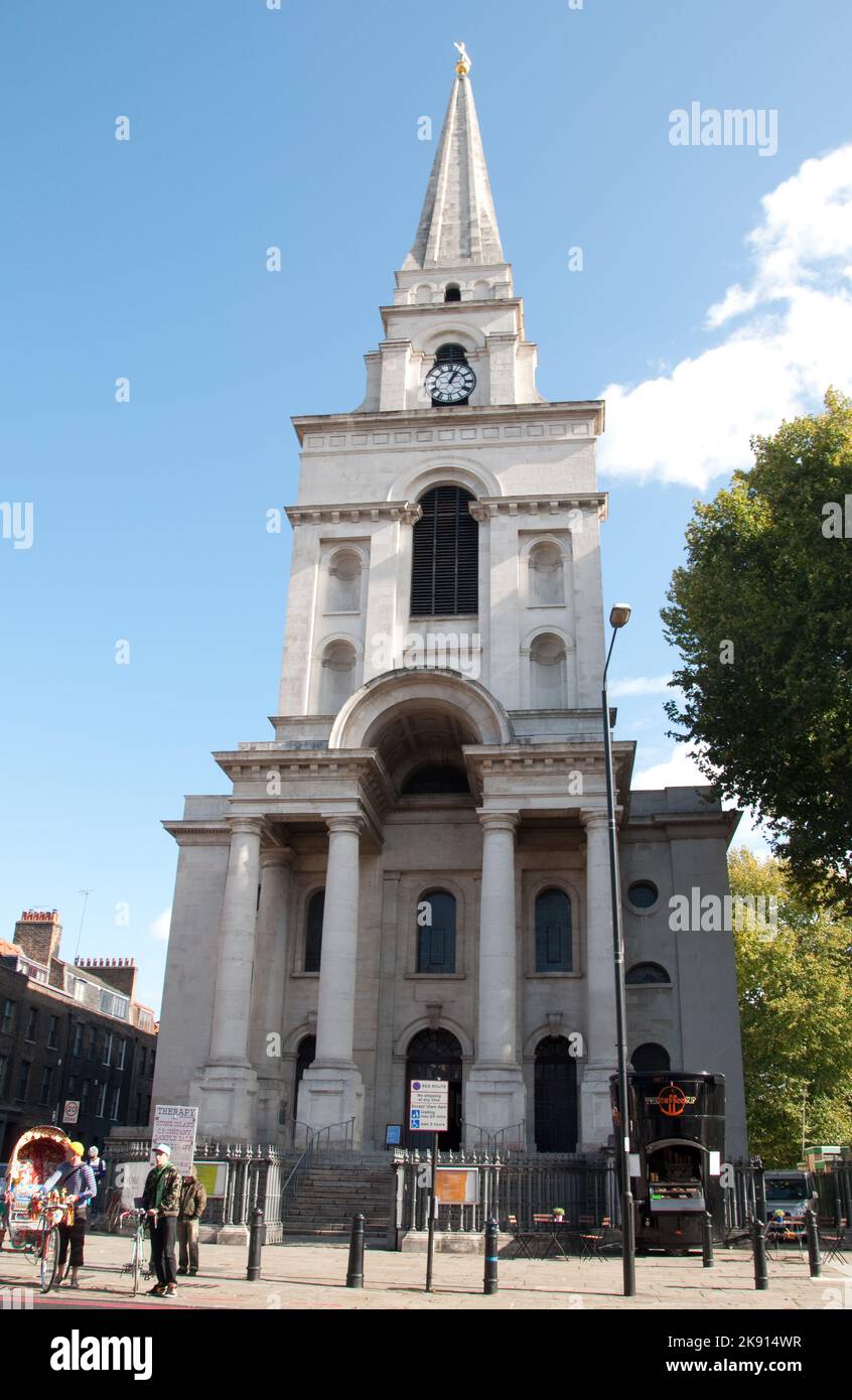Christ Church Spitalfields, Tower Hamlets, East London - considered one ...