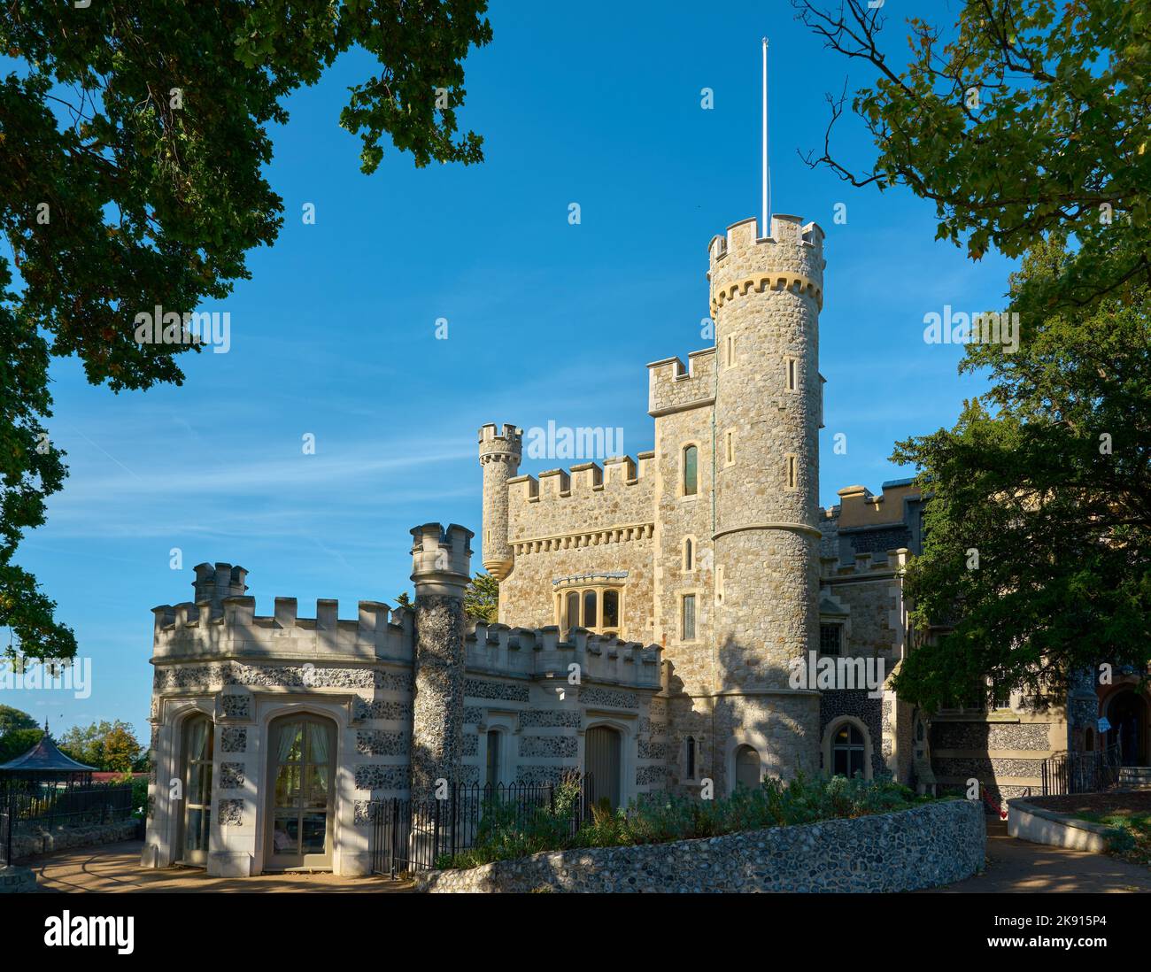 The Whitstable Castle and Gardens in Kent Stock Photo - Alamy