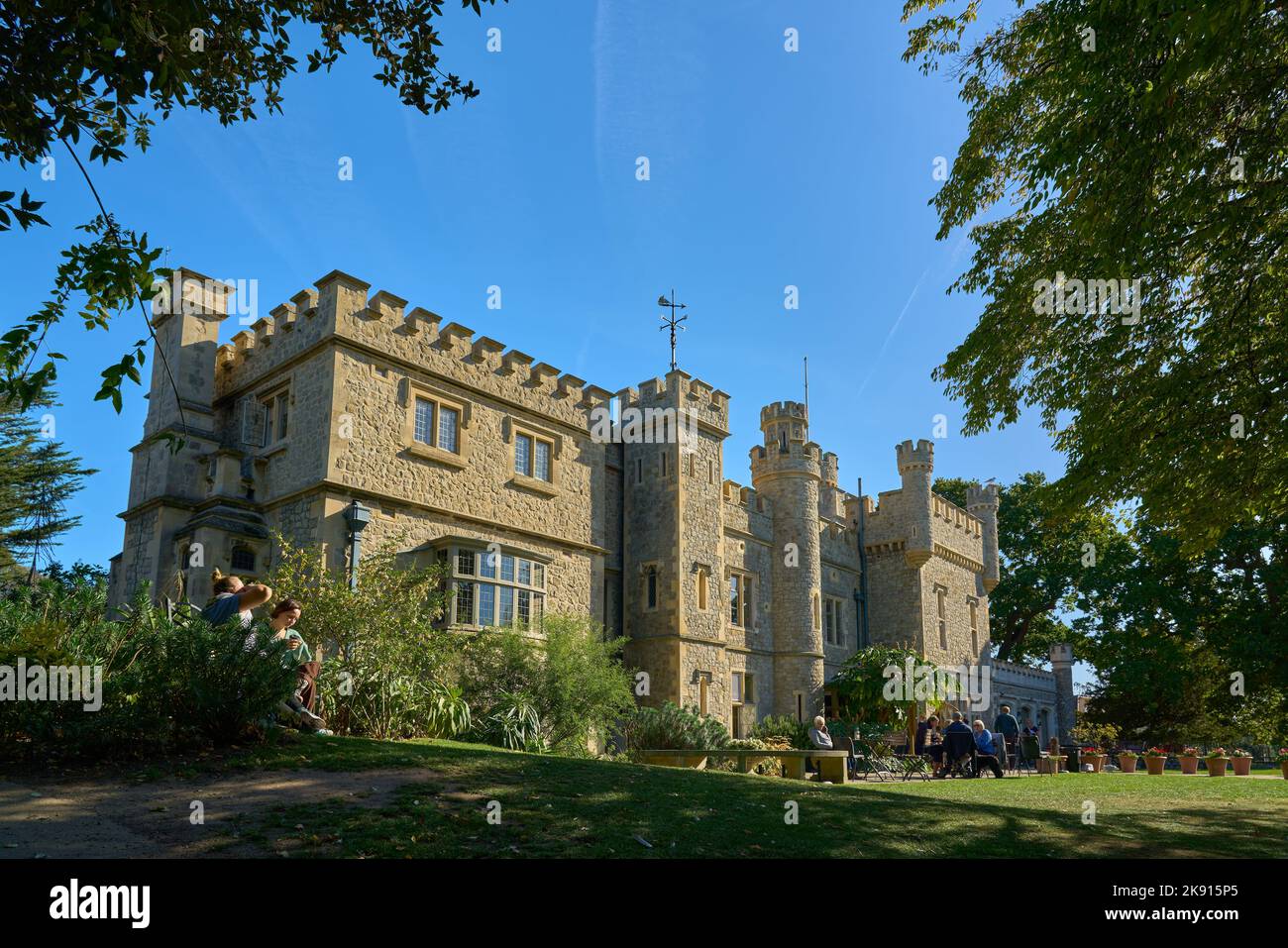 The Whitstable Castle and Gardens in Kent Stock Photo - Alamy