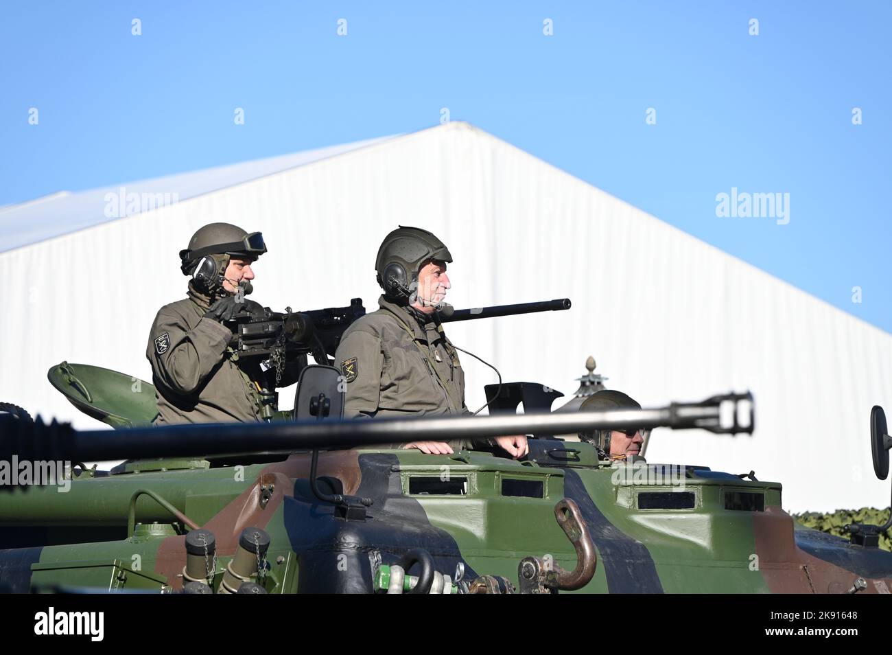Vienna, Austria. 25th Oct, 2022. Preparations for the Austrian federal ...