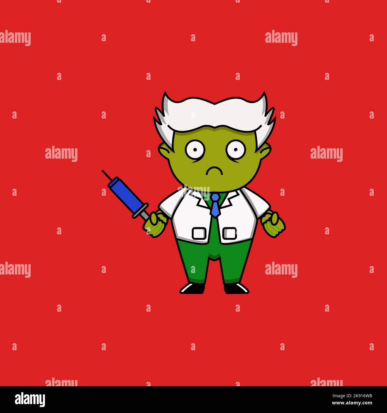 Zombie doctor Stock Vector Images - Alamy