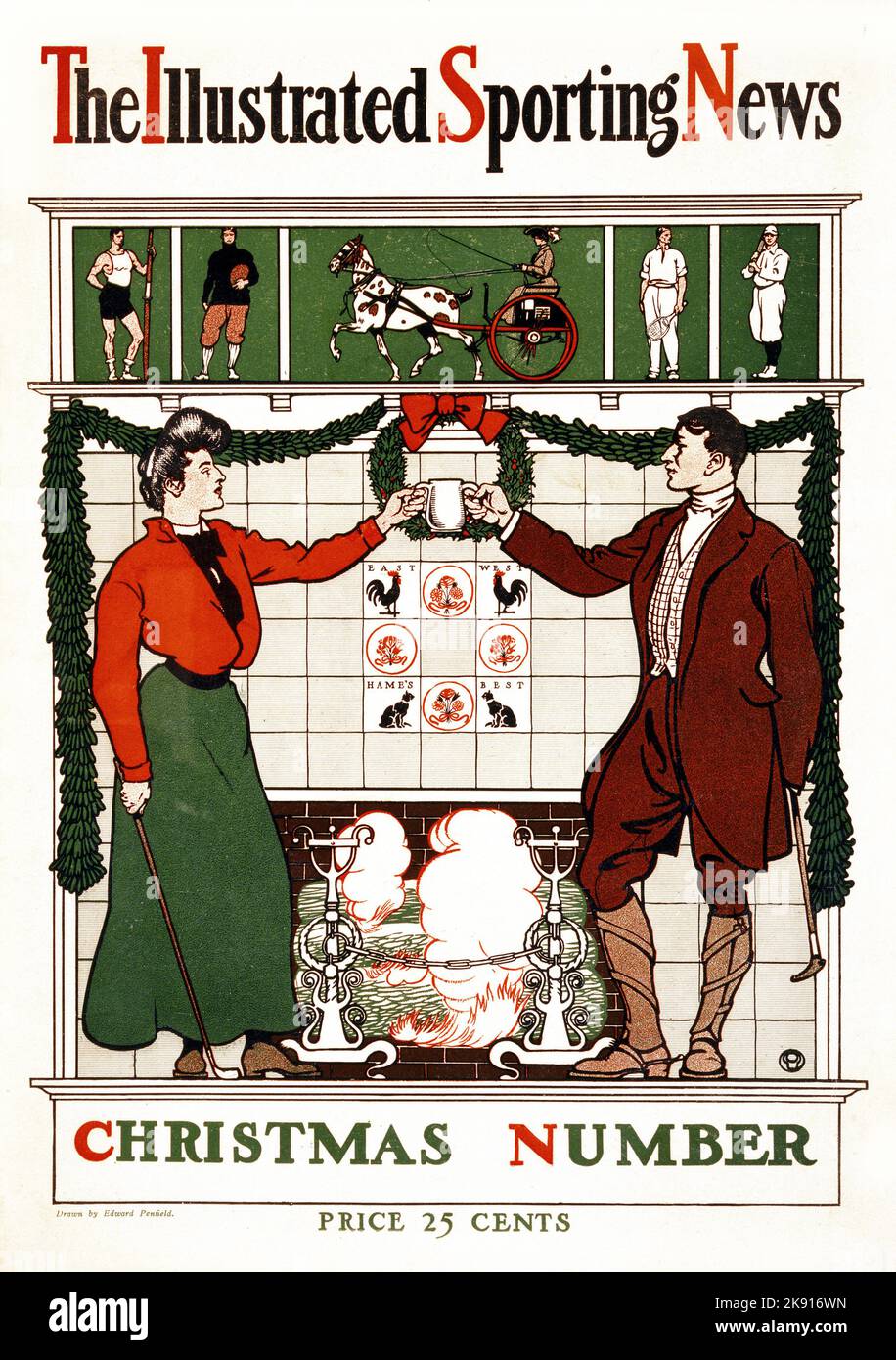 The Illustrated Sporting News. Christmas number - Illustrated by Edward ...