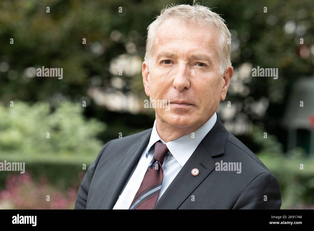 Deputy of the group Rassemblement National, Philippe Ballard poses in ...