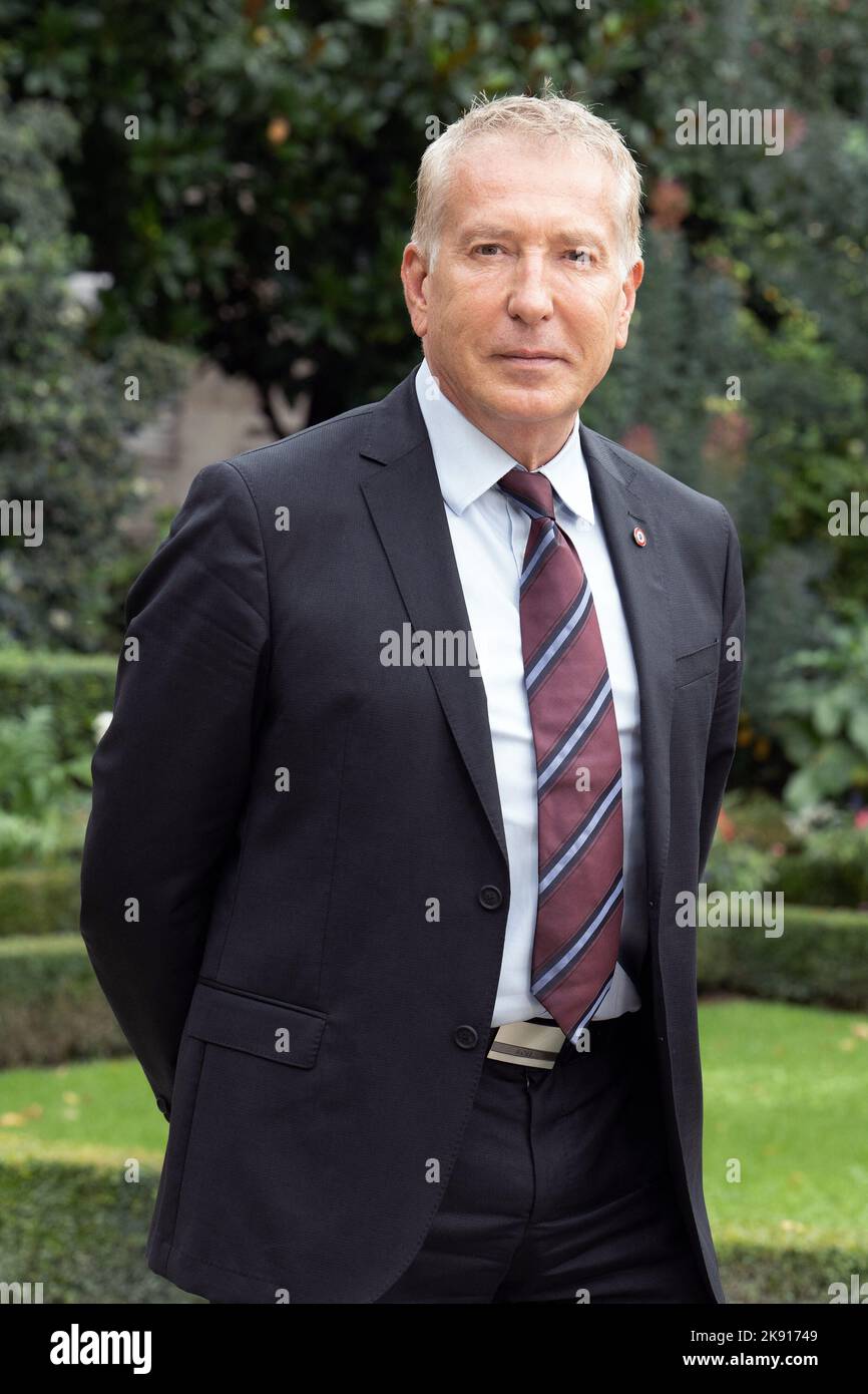 Deputy of the group Rassemblement National, Philippe Ballard poses in ...