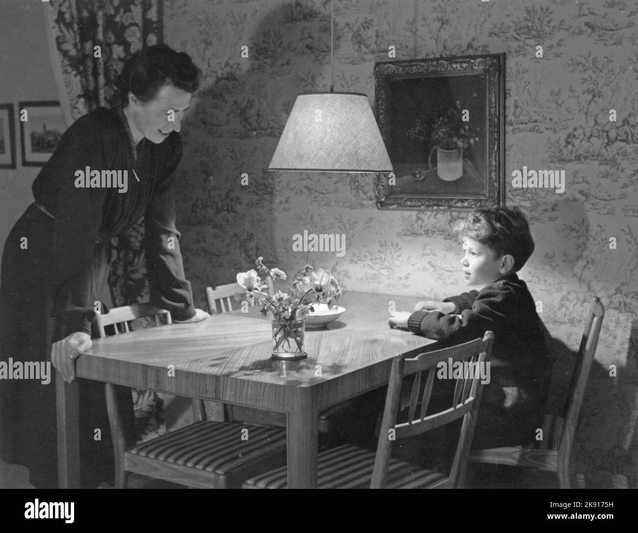 1940s living room hi-res stock photography and images - Alamy
