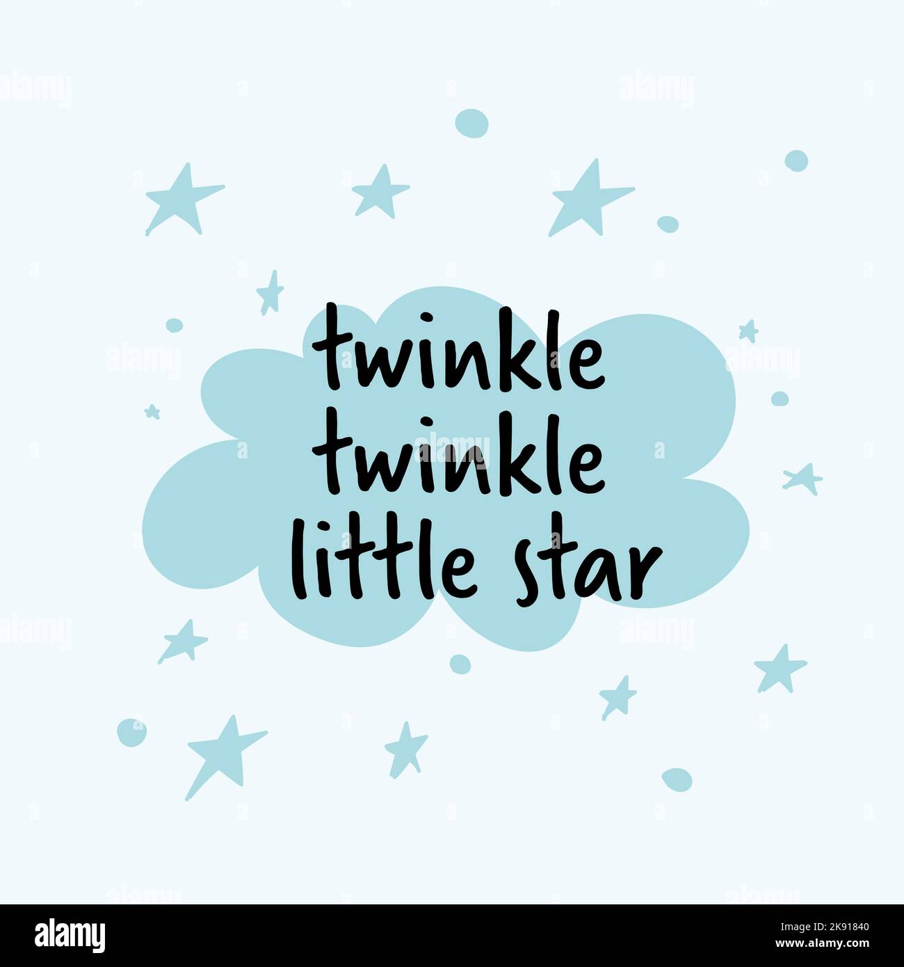 Cute vector sweet dreams Stock Vector Images - Alamy