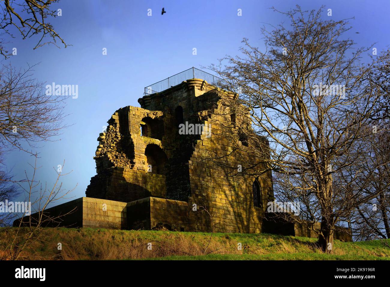 The Crookston Castle in Glasgow, Scotland Stock Photo - Alamy