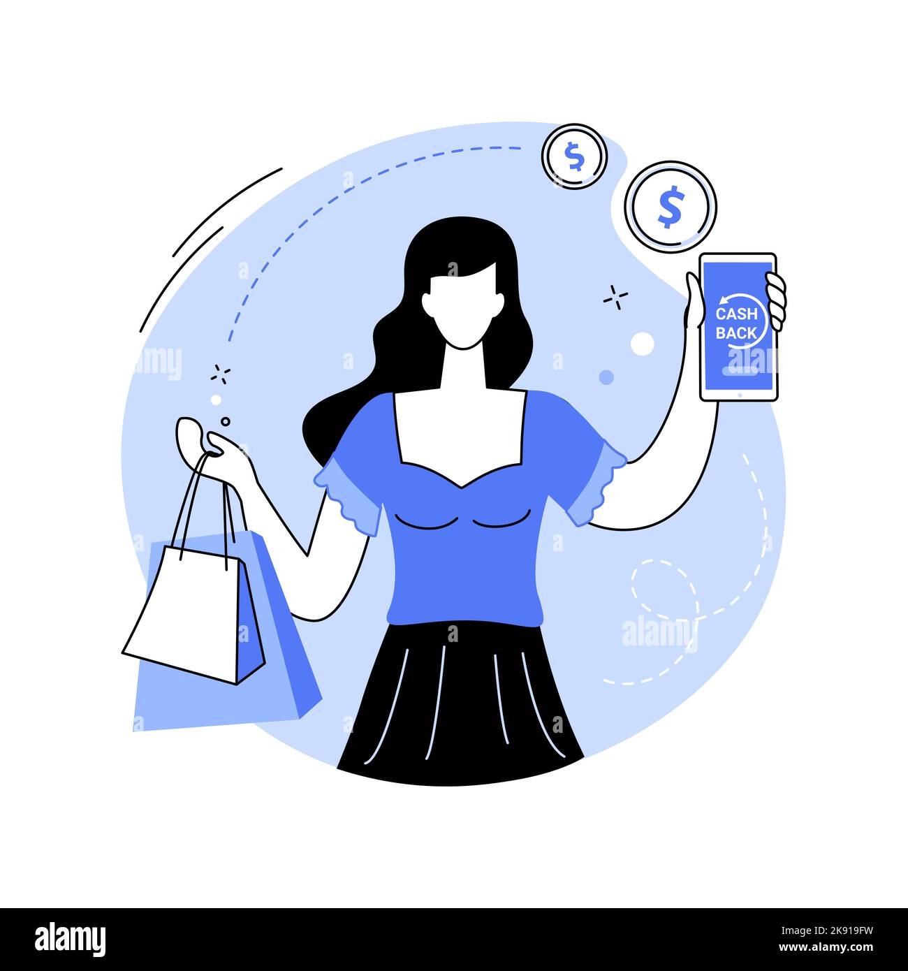 Cashback isolated cartoon vector illustrations Stock Vector Image & Art ...