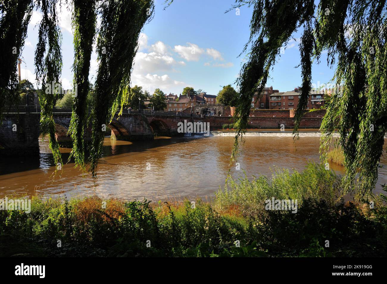 A lake in the green park in Chester, England Stock Photo - Alamy