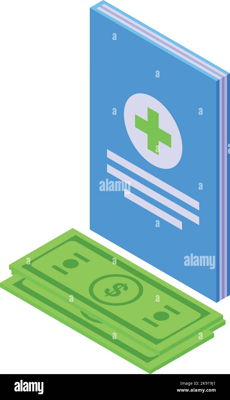 Medical passport icon isometric vector. Health vaccine. Pass control ...