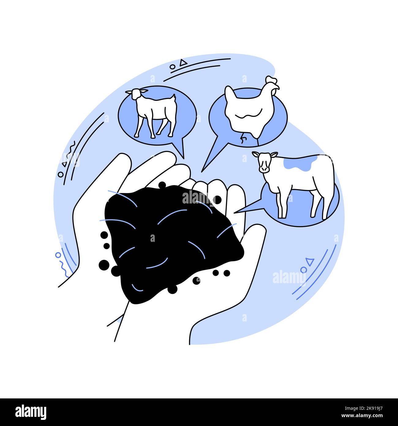 Organic fertilizer production isolated cartoon vector illustrations ...