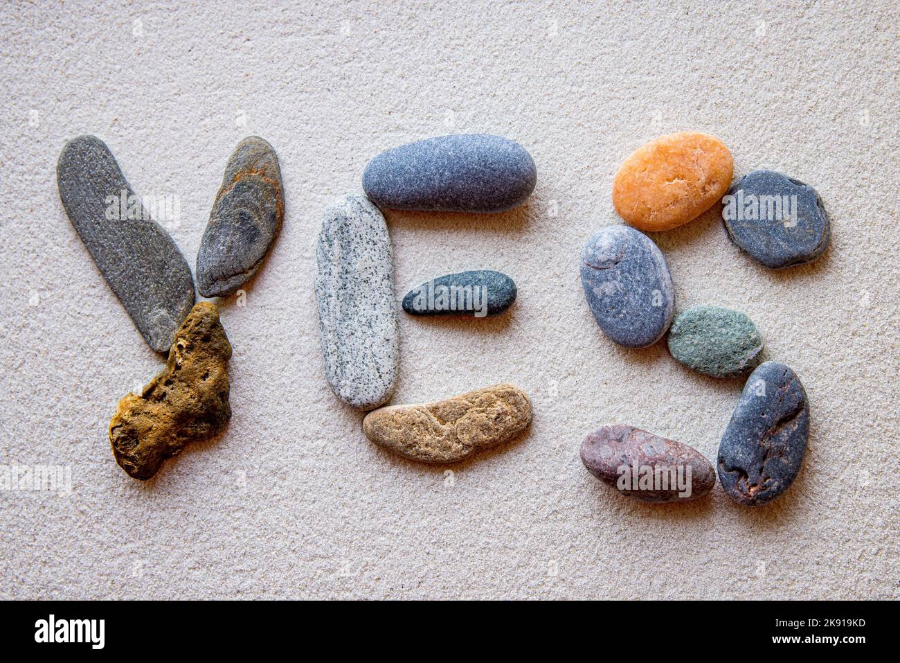 Yes stones hi-res stock photography and images - Alamy