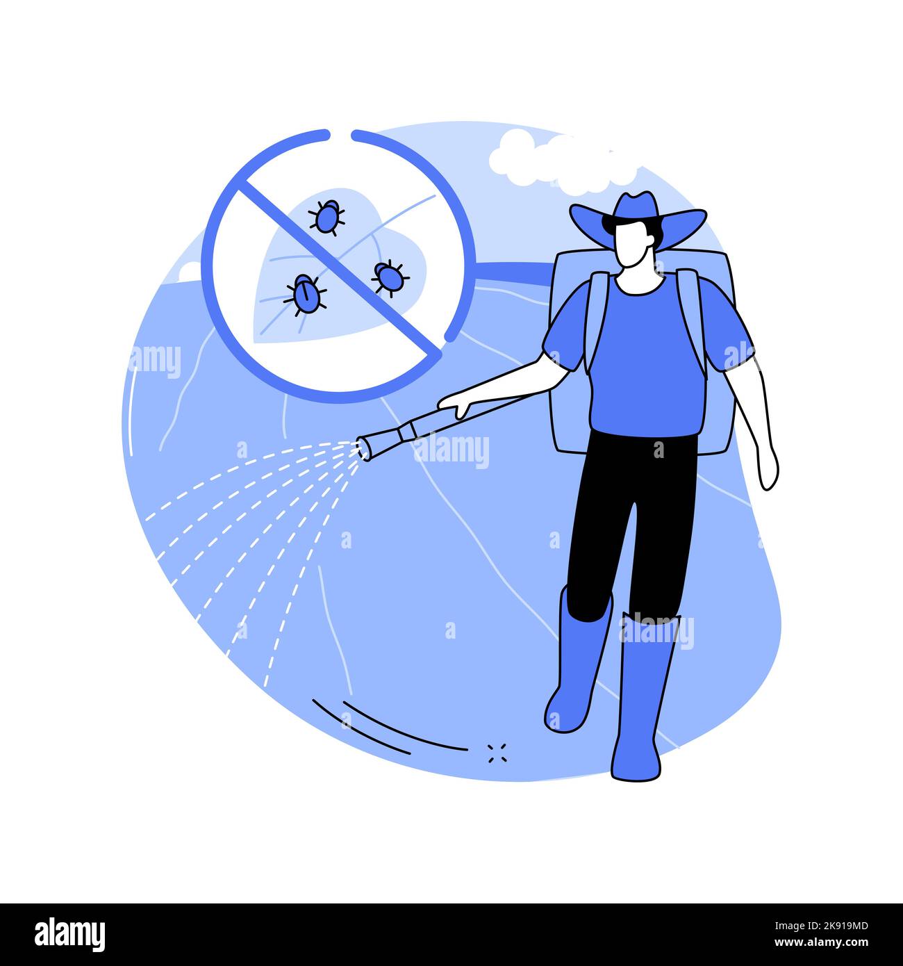 Insecticides isolated cartoon vector illustrations Stock Vector Image ...