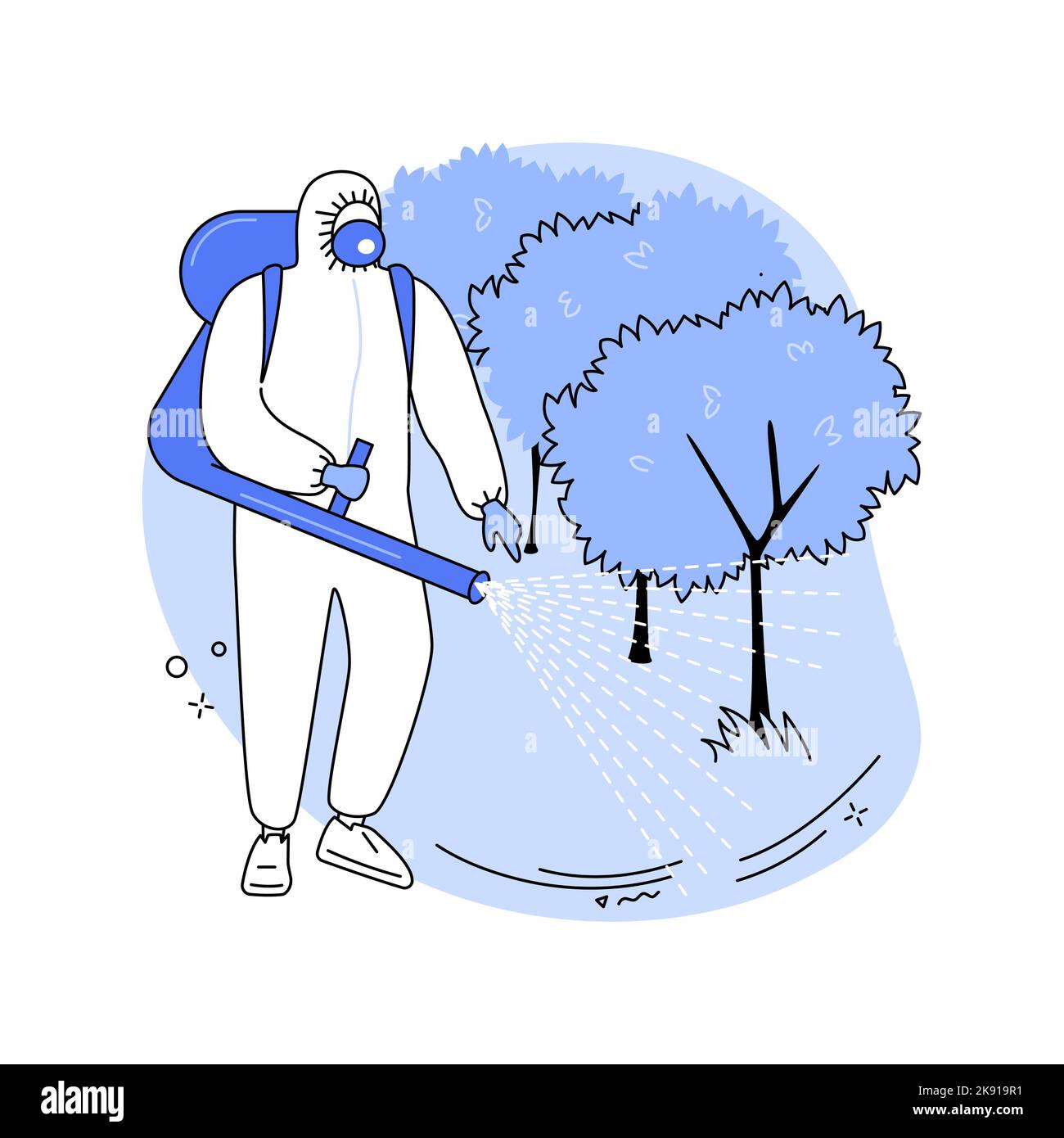 Fungicides isolated cartoon vector illustrations Stock Vector Image ...