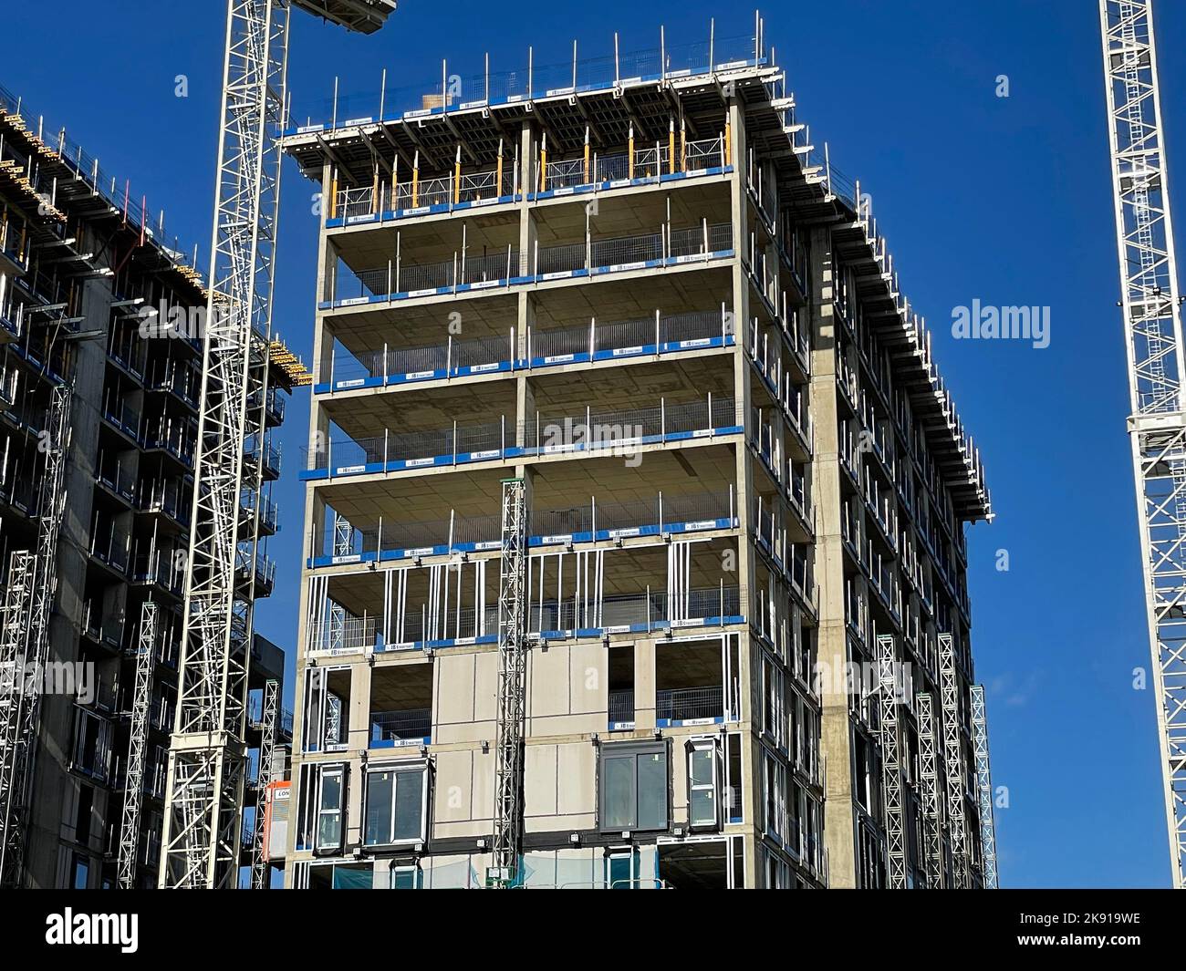 BUILDING SITE Photo: Tony Gale Stock Photo - Alamy