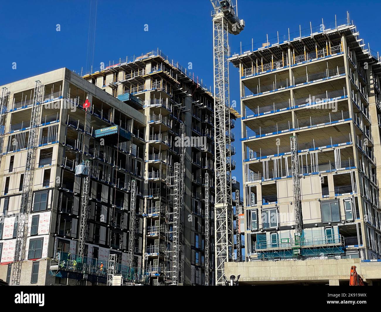 BUILDING SITE Photo: Tony Gale Stock Photo - Alamy
