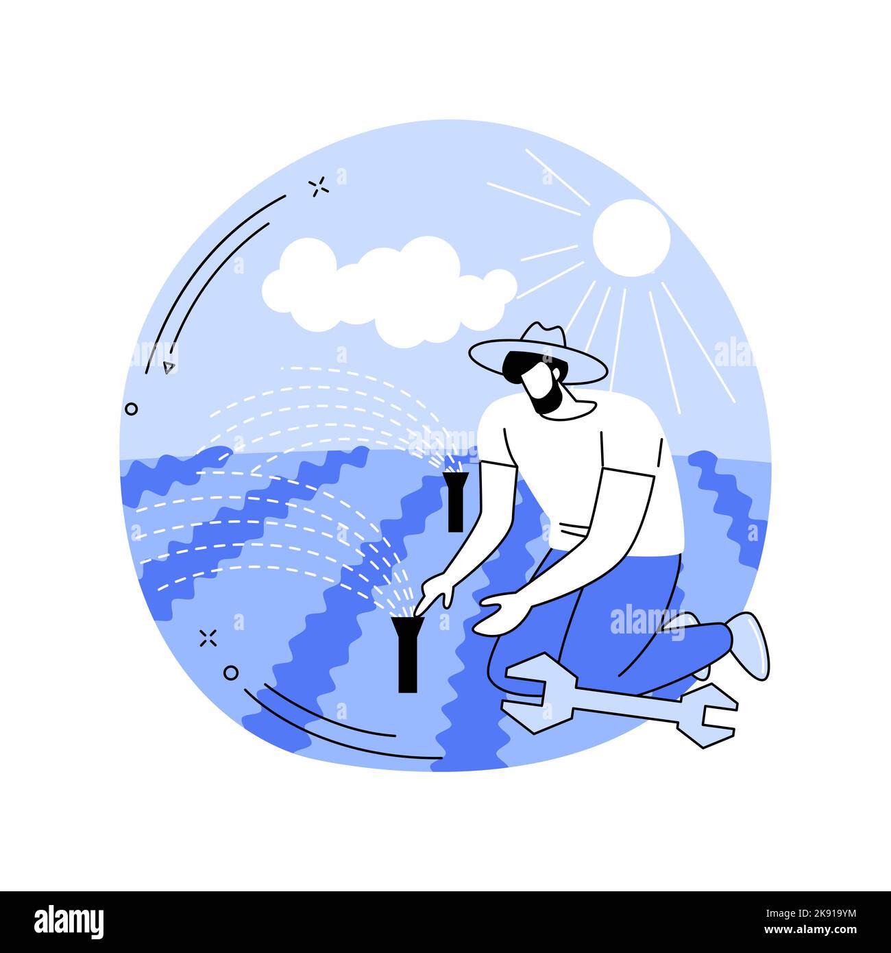 Sprinkle systems Stock Vector Images - Alamy