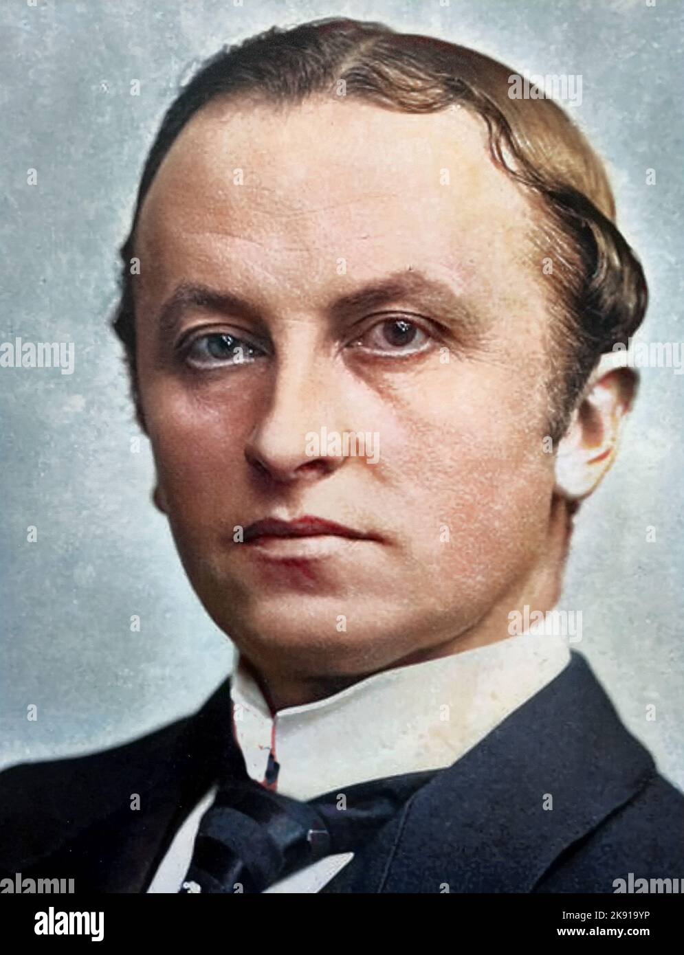 GEORGE CURZON (1859-1925) English Conservative statesman Stock Photo ...