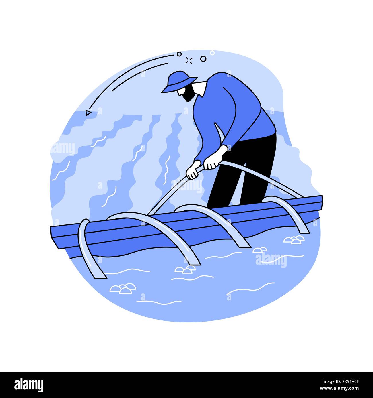 Surface irrigation Stock Vector Images - Alamy