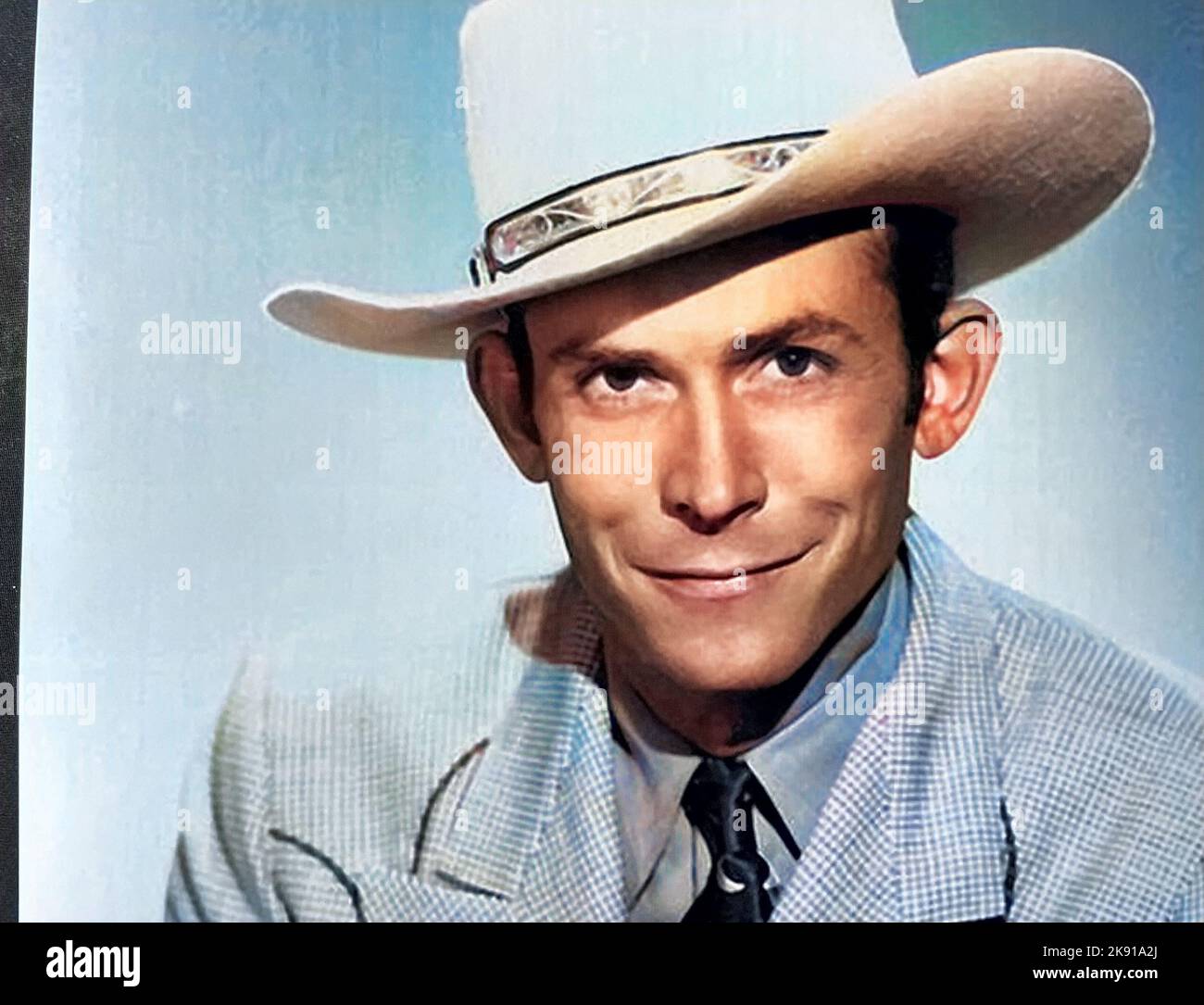 HANK WILLIAMS (1923-1953) Promotional photo of American Country ...