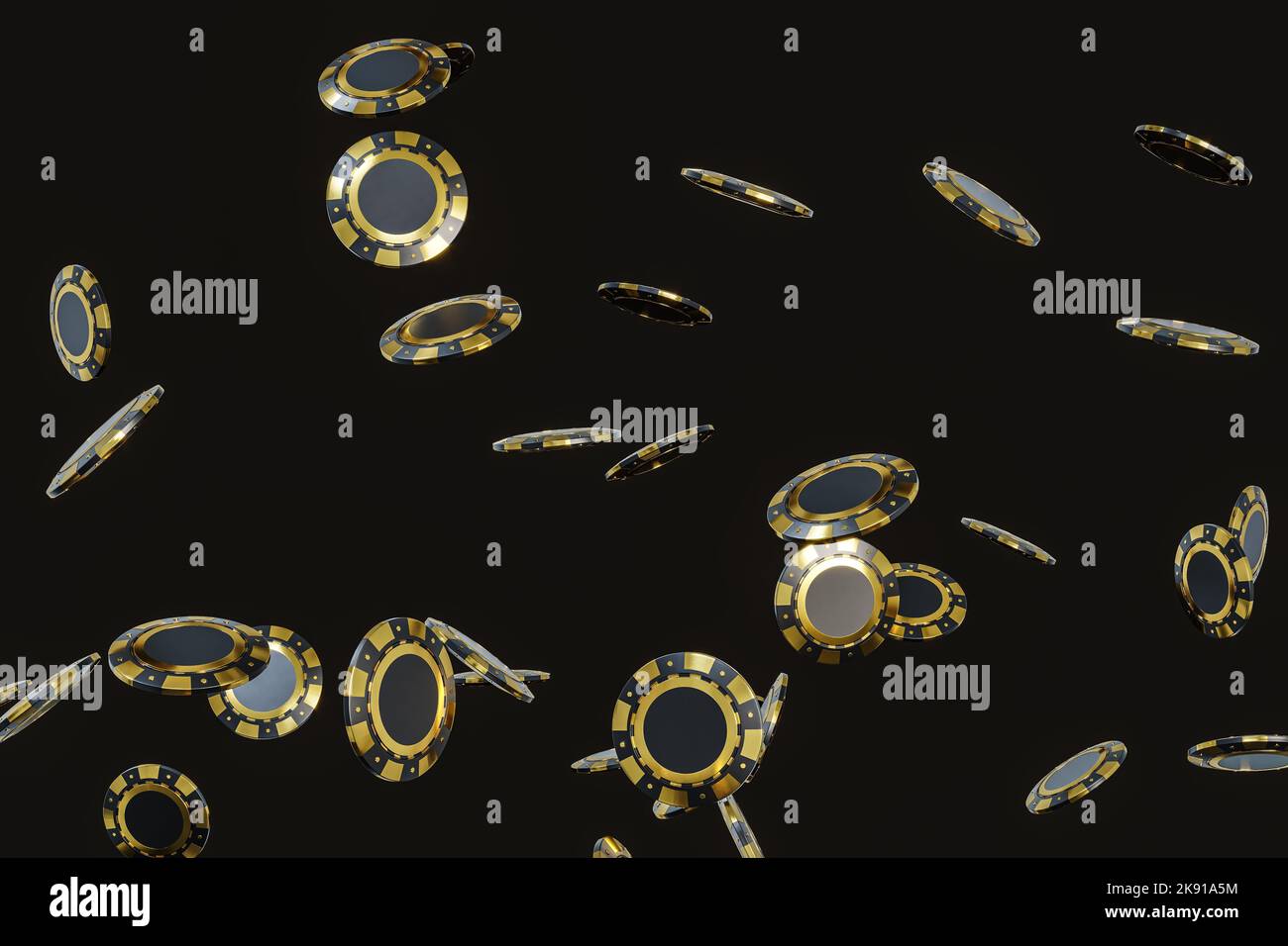 3d Rendering Stack Poker Chips Stock Photo - Alamy