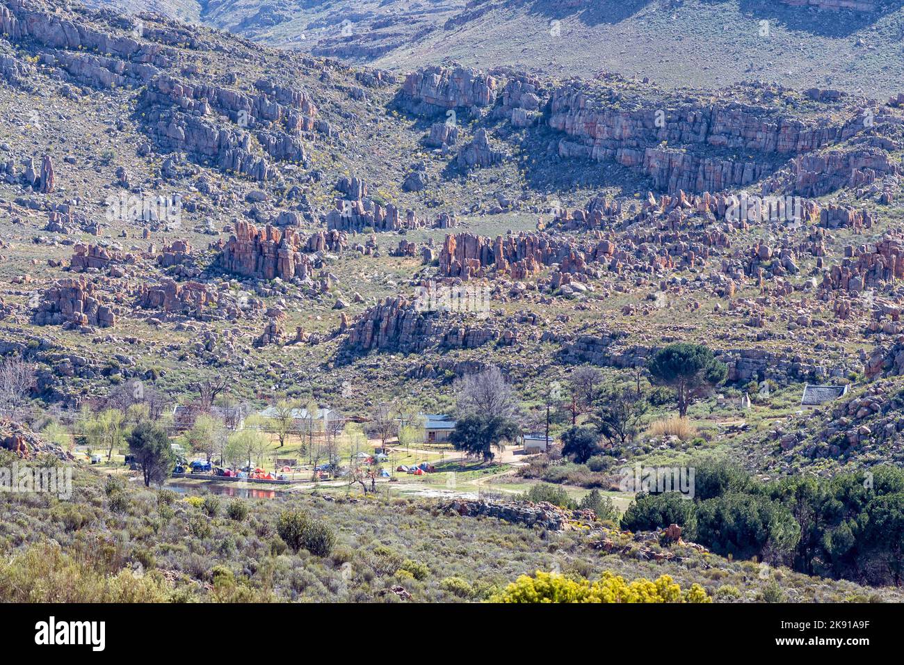 SANDDRIF, SOUTH AFRICA - SEP 6, 2022: View of Sanddrif resort in the ...
