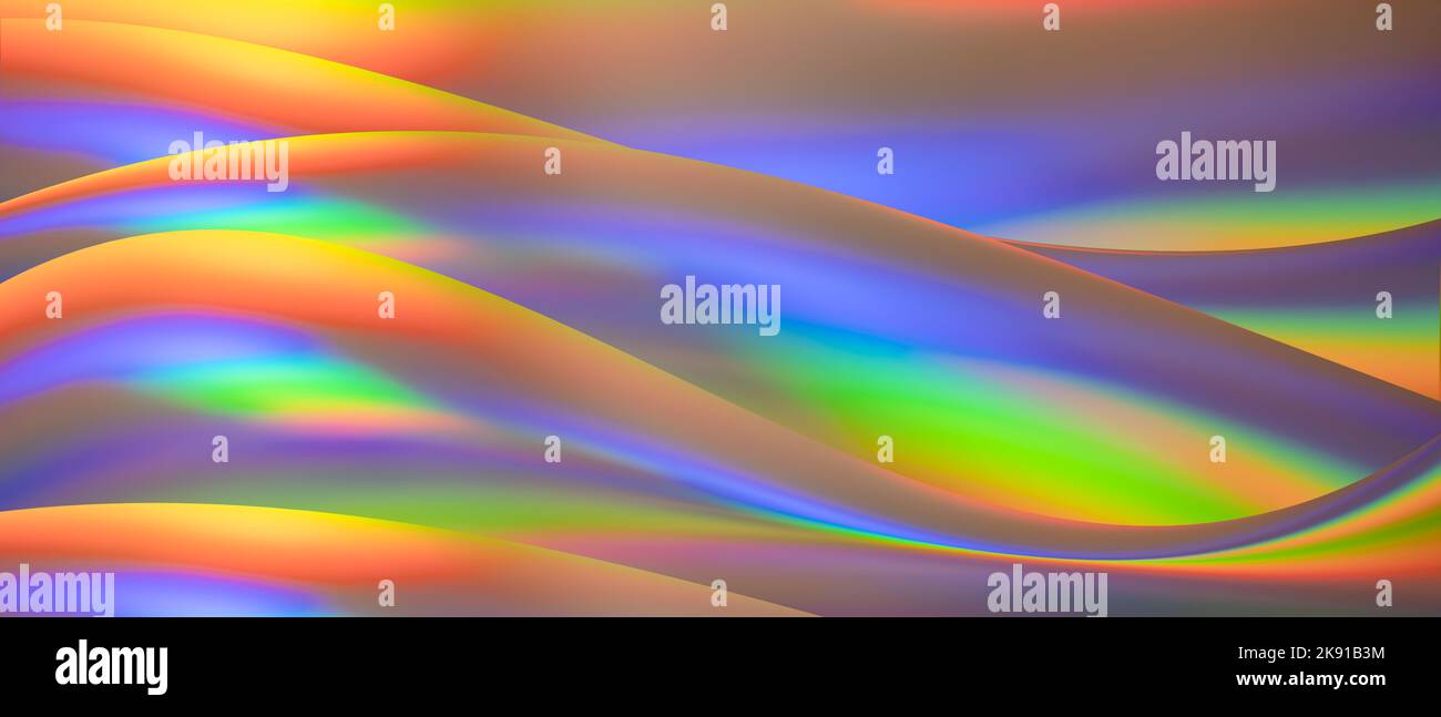 Trendy texture with polarization effect and colorful neon holographic ...