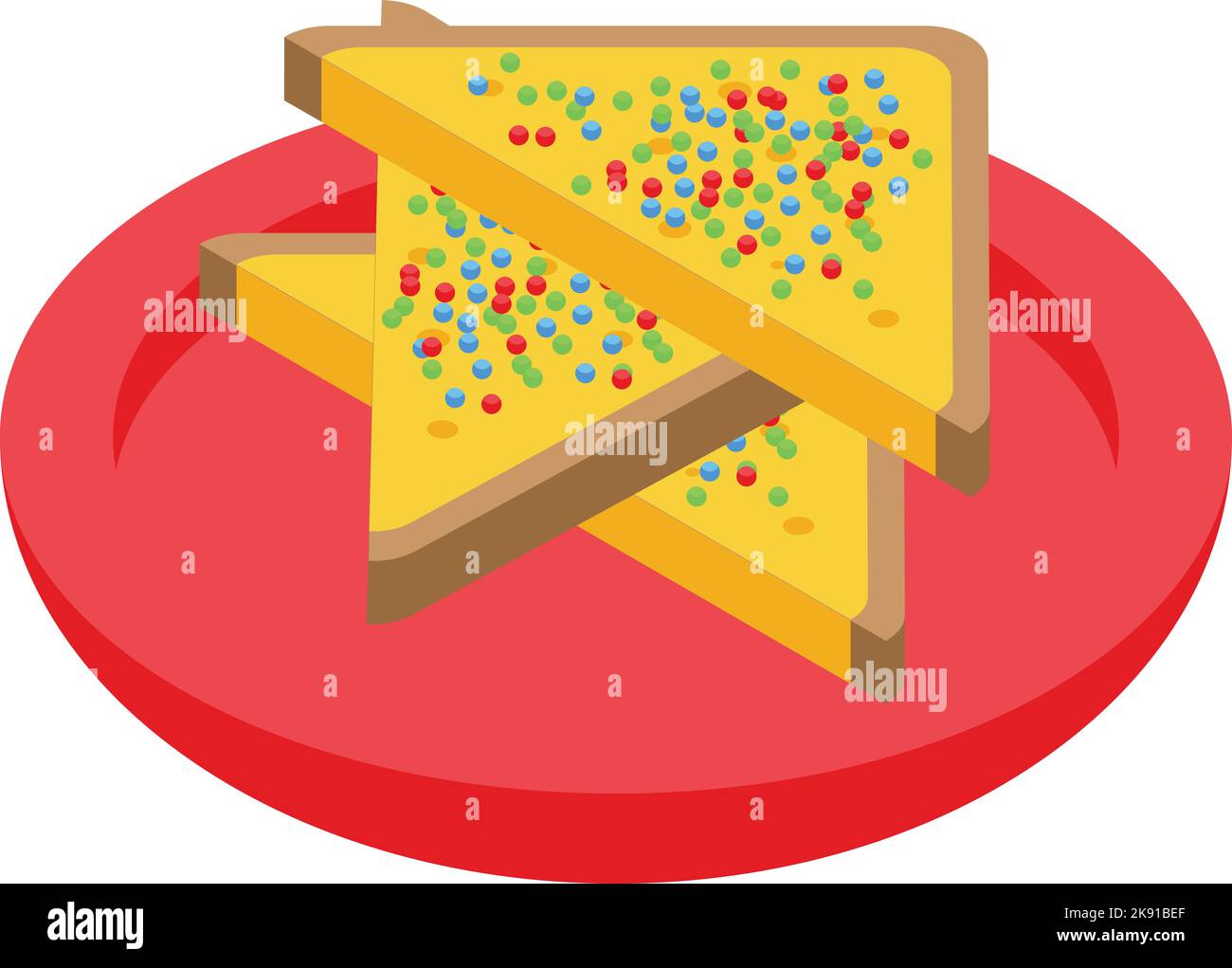 Candy snack icon isometric vector. Australian food. Travel menu Stock ...