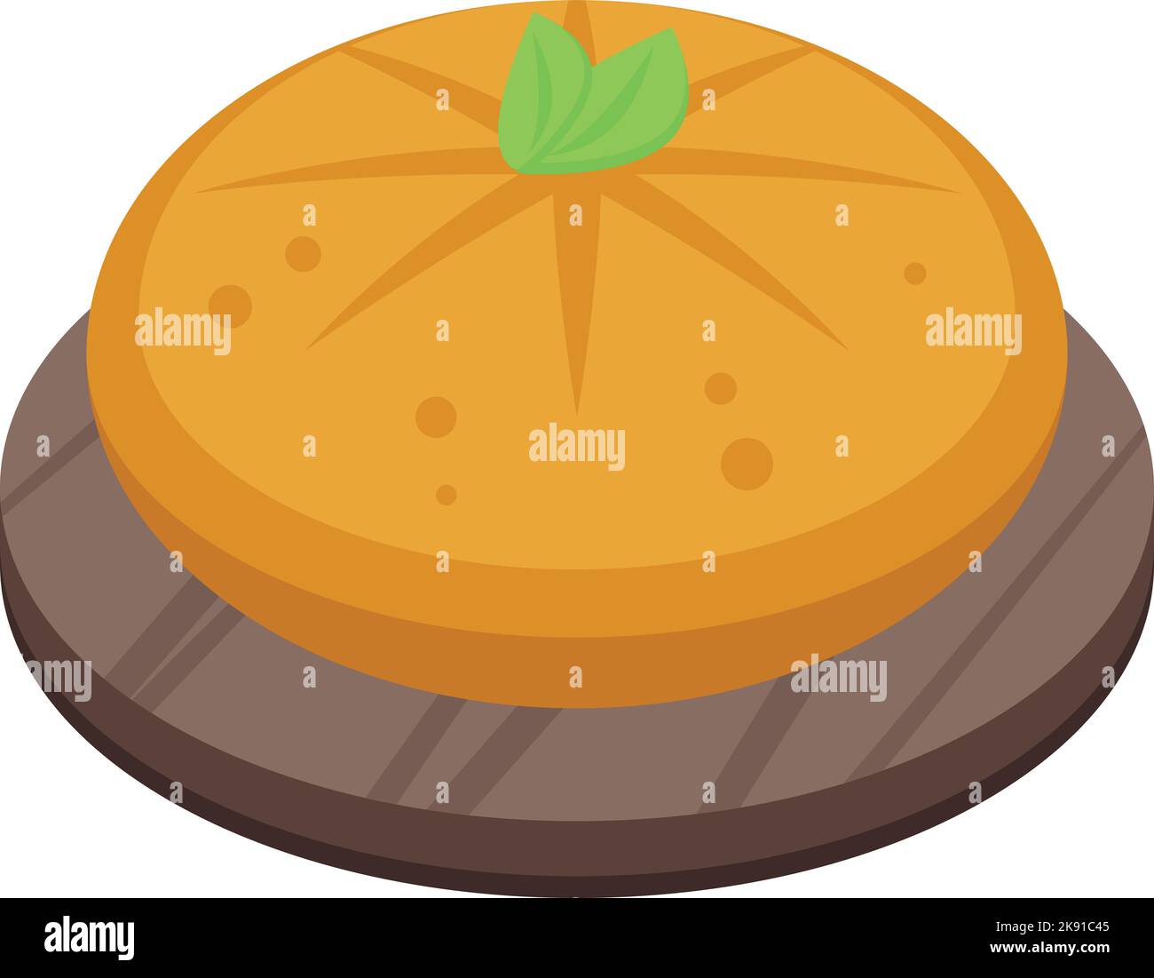 Pie cake icon isometric vector. Food travel. Fruit food Stock Vector ...