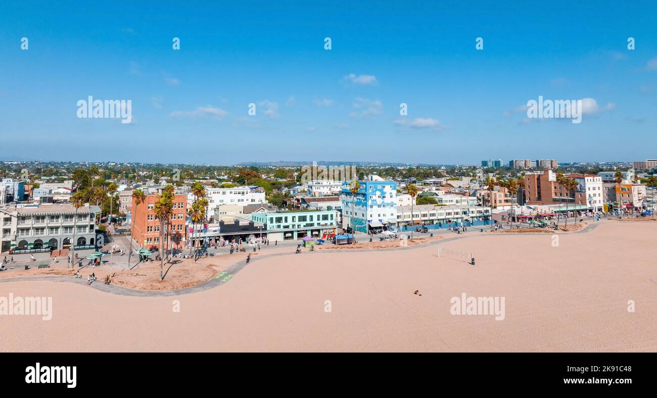 Venice beach boardwalk sunset hi-res stock photography and images - Alamy