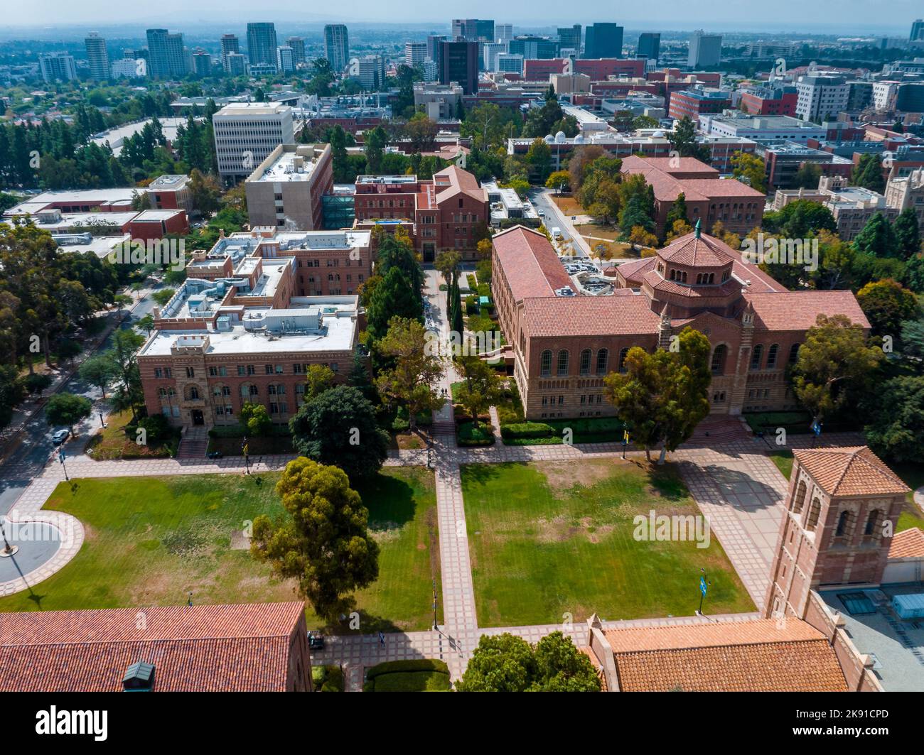 Ucla los angeles aerial hi-res stock photography and images - Alamy
