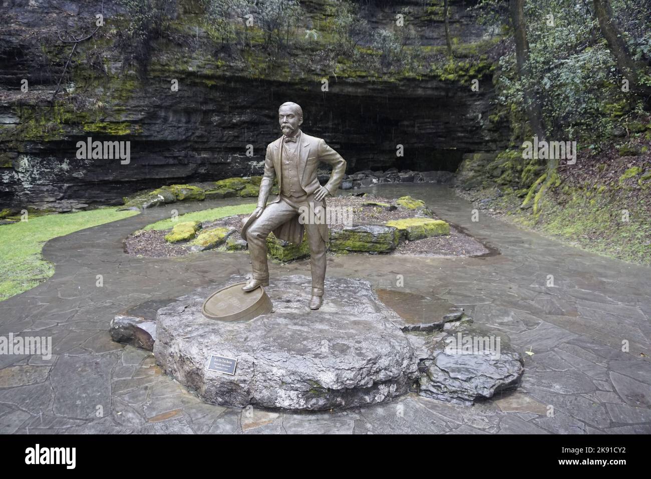 The Jack Daniel's statue at a distillery Stock Photo - Alamy
