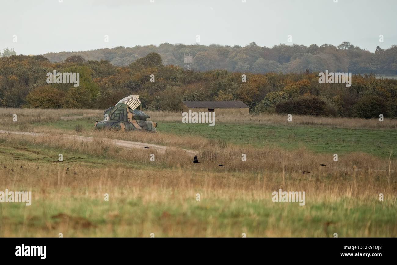 decoy inflatable 2K22 Tunguska self-propelled anti-aircraft platform ...