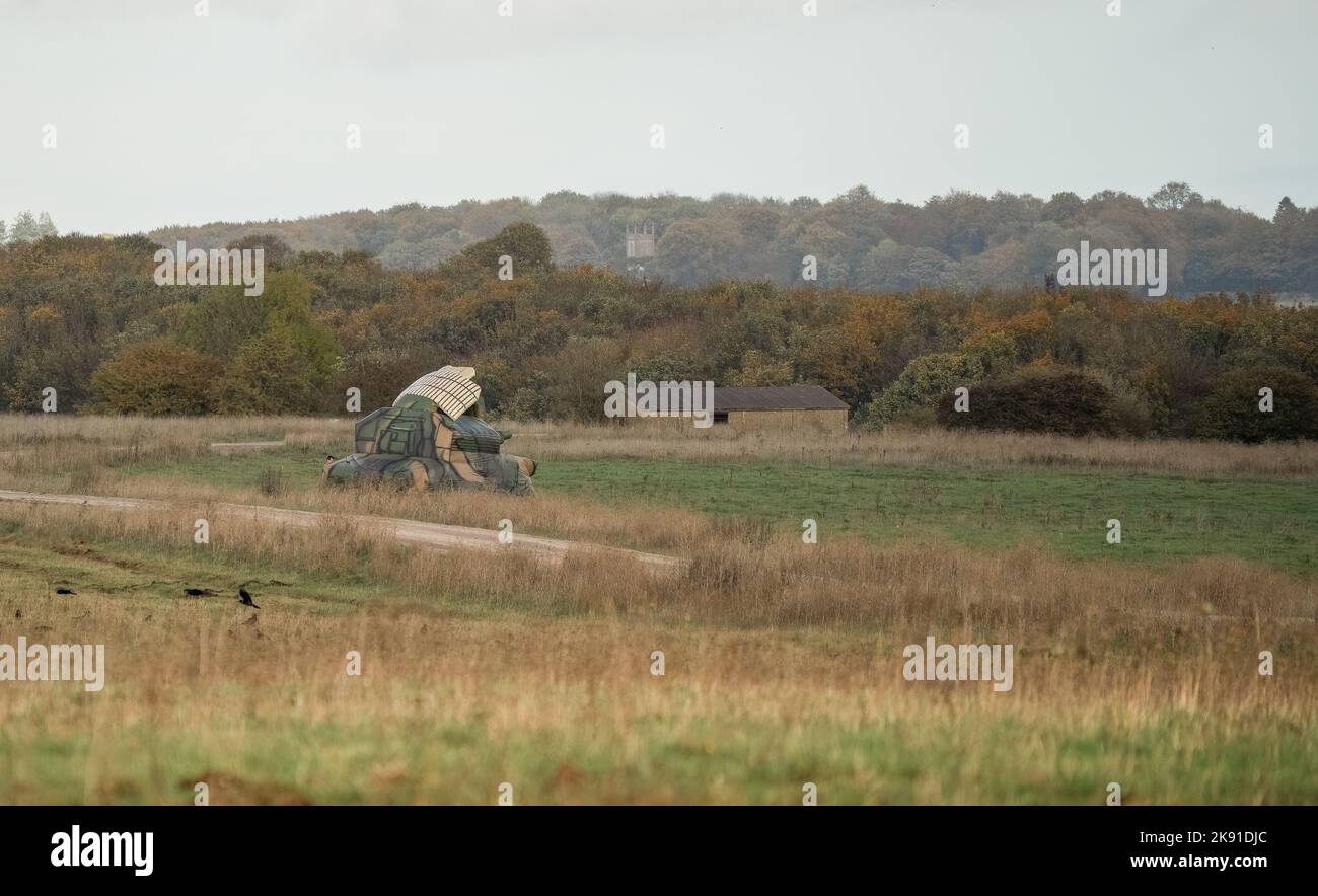 decoy inflatable 2K22 Tunguska self-propelled anti-aircraft platform ...