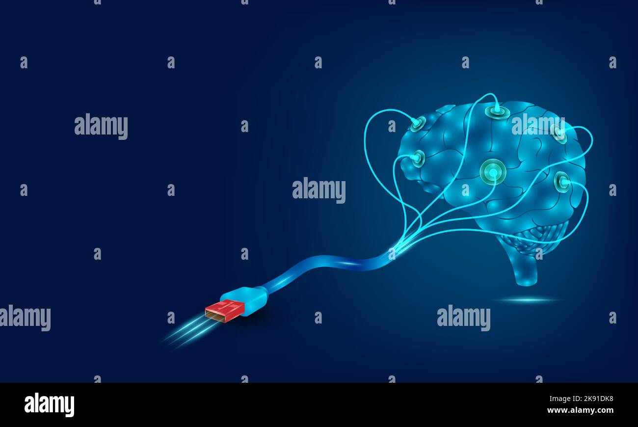 A cartoon drawing of a brain with transcranial magnetic stimulation Stock Vector Image & Art - Alamy