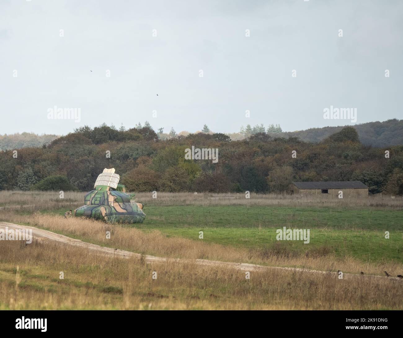 decoy inflatable 2K22 Tunguska self-propelled anti-aircraft platform ...