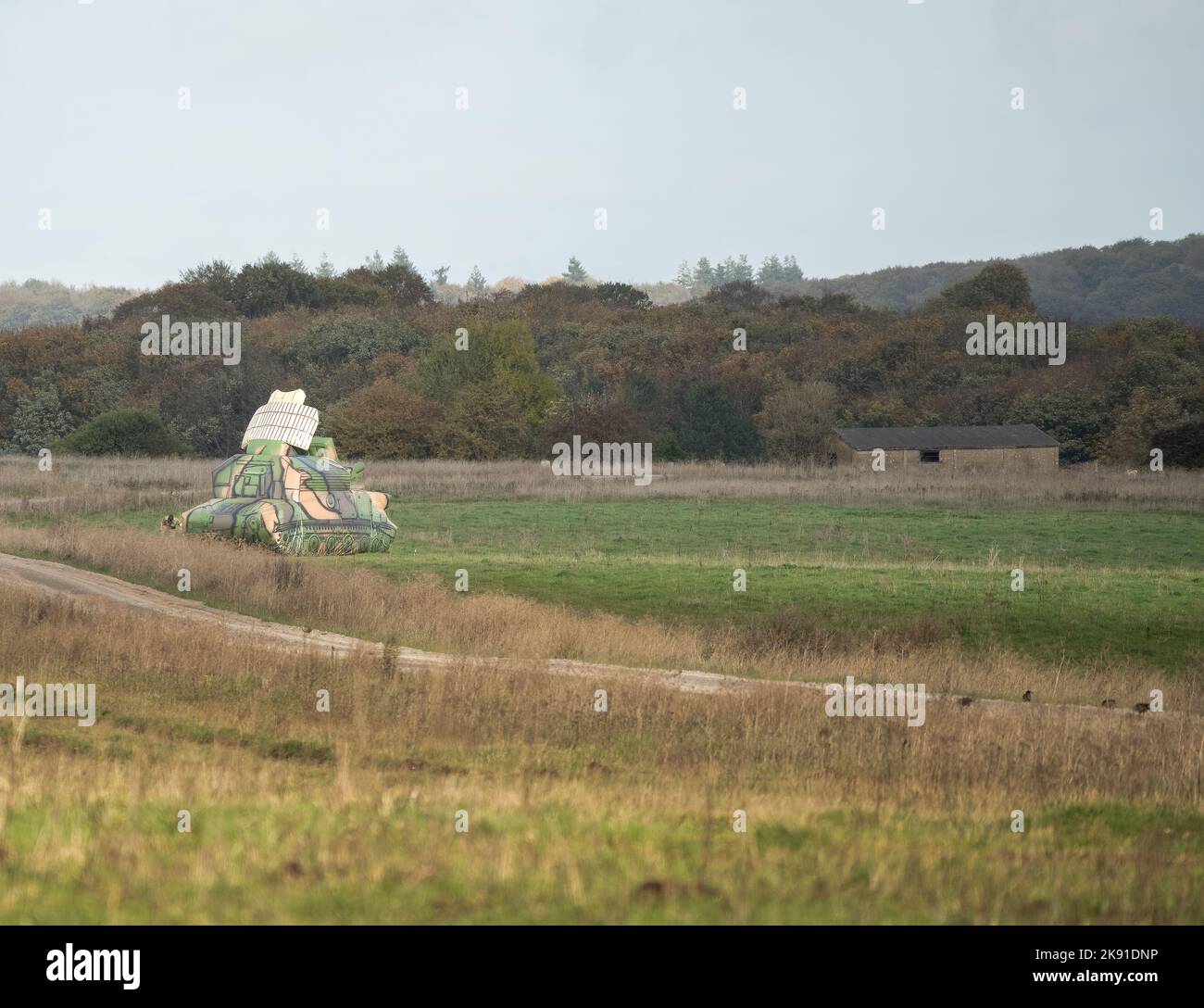 decoy inflatable 2K22 Tunguska self-propelled anti-aircraft platform ...