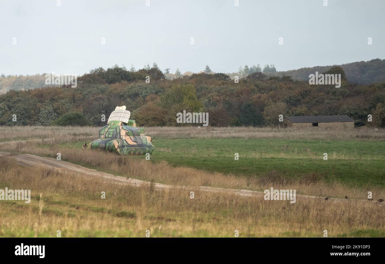 decoy inflatable 2K22 Tunguska self-propelled anti-aircraft platform ...