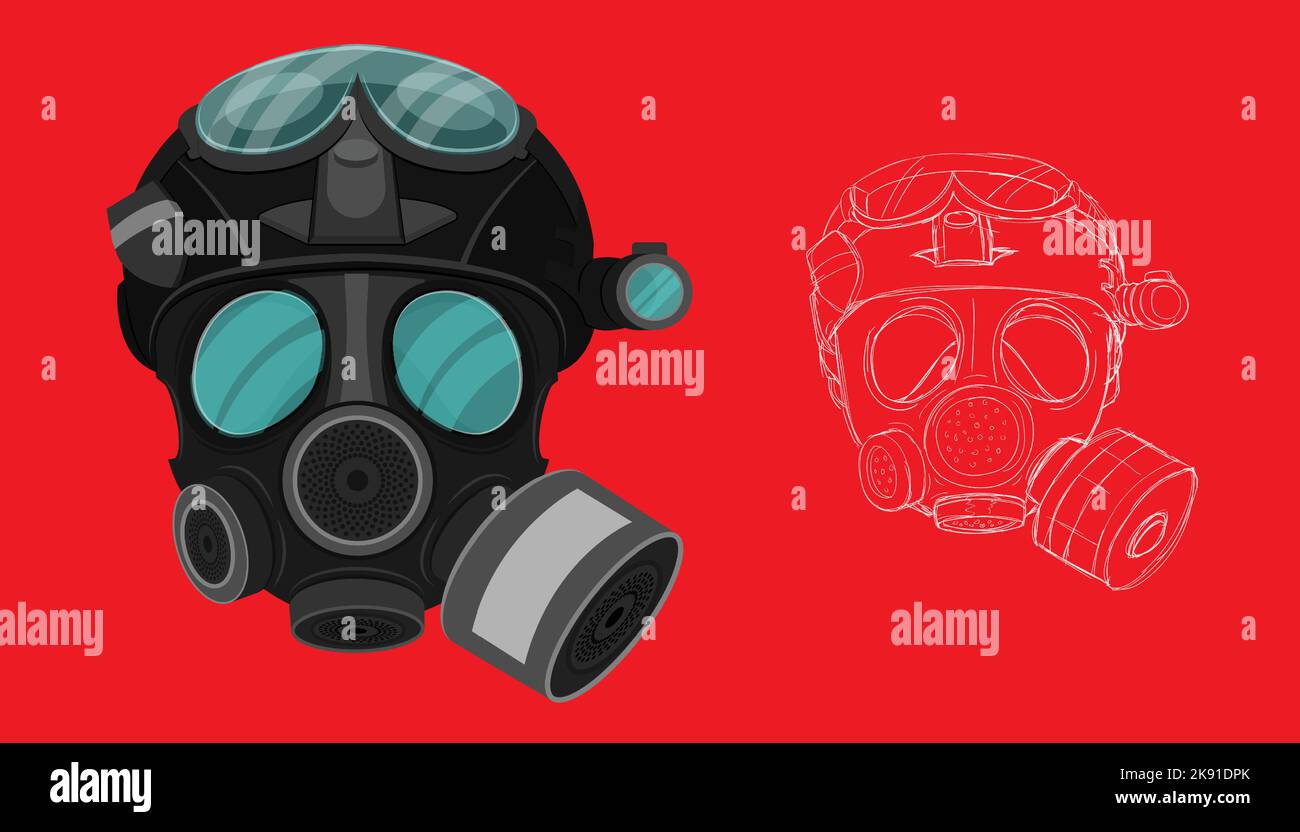 Gas Mask Art Wallpaper