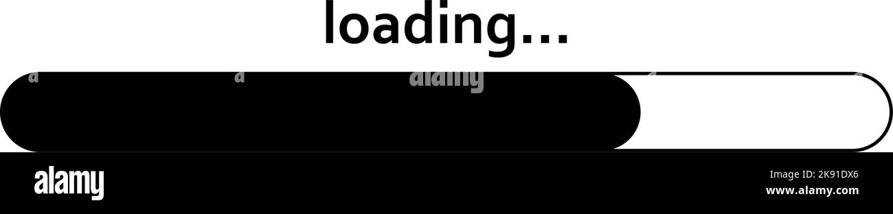 Download status scale, download progress on white background - Vector ...