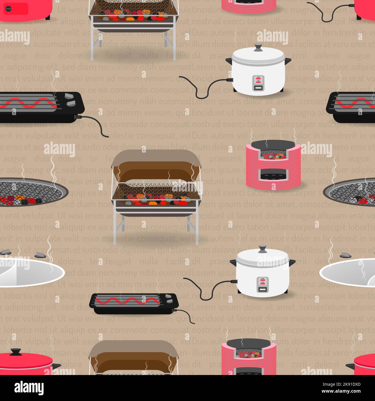 Modern kitchen appliances Stock Vector Images - Alamy