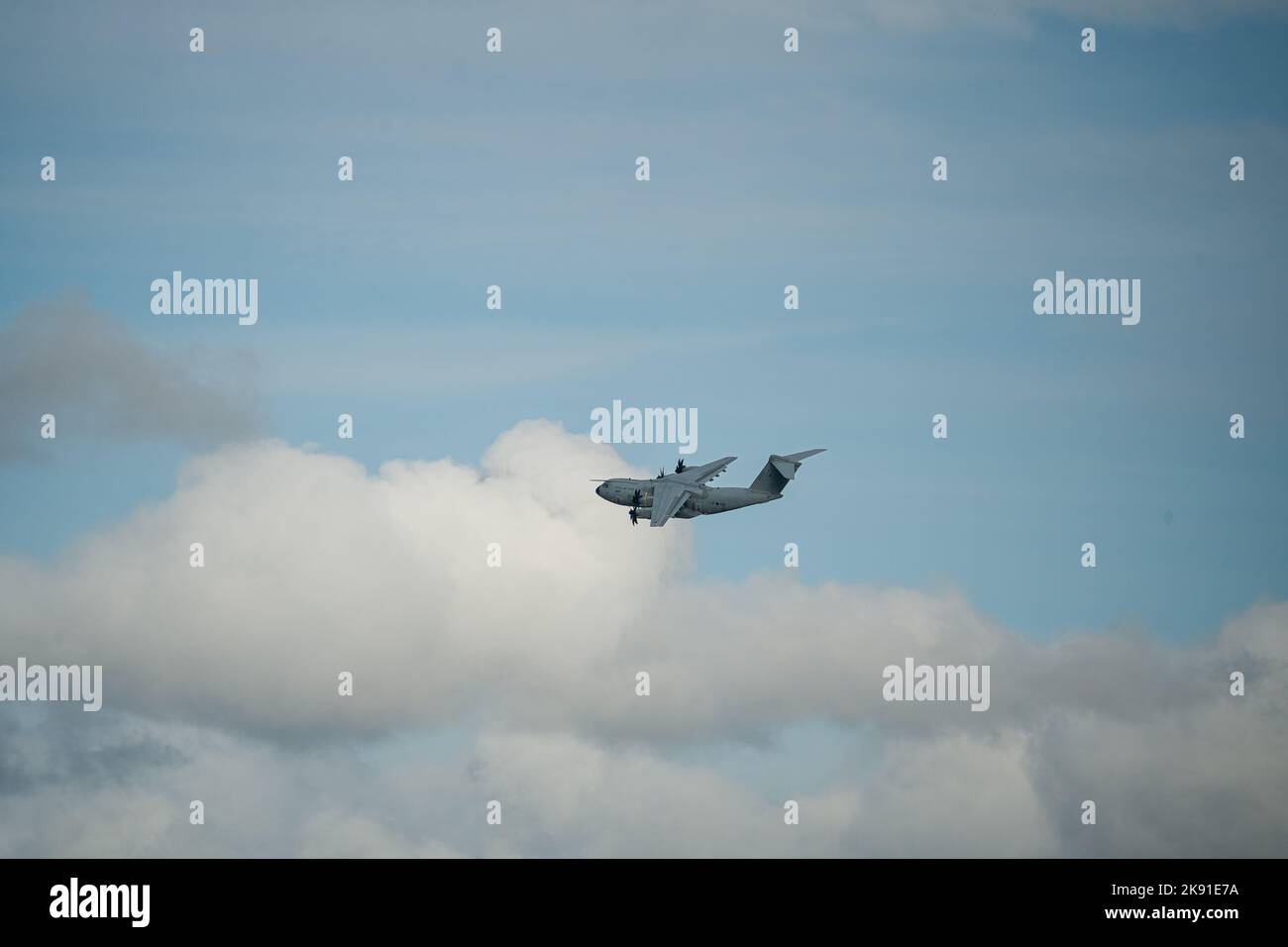 ZM409 RAF Royal Air Force Airbus A400M Atlas military cargo plane on a ...