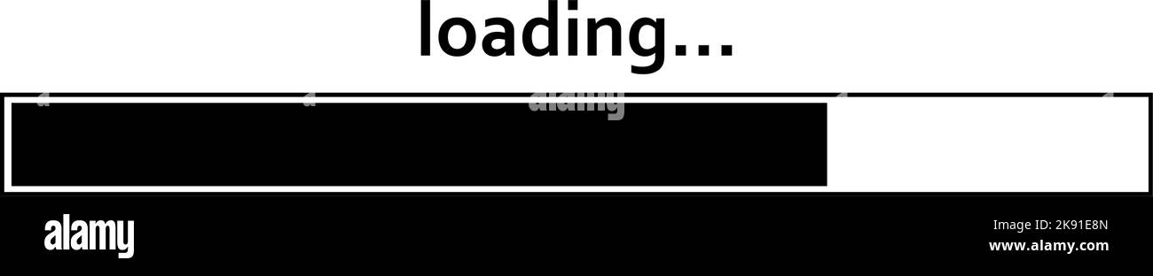 Download status scale, download progress on white background - Vector ...