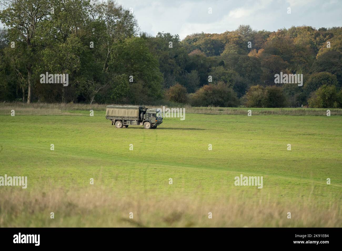 British army MAN SV 4x4 logistics lorry truck in action Stock Photo - Alamy