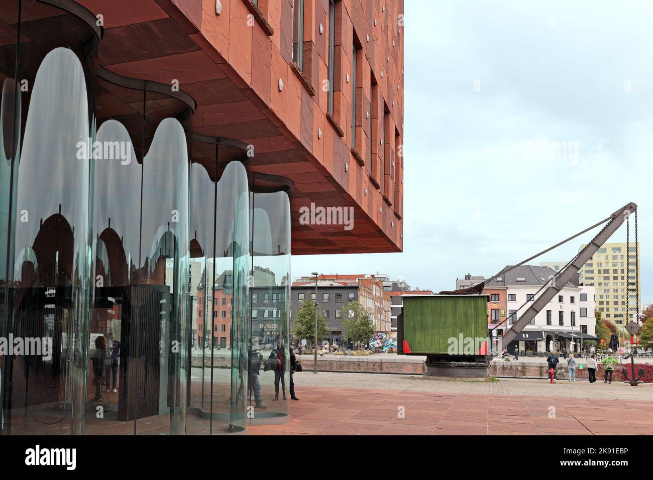 MAS museum, Eilandje, Antwerp, Belgium Stock Photo - Alamy