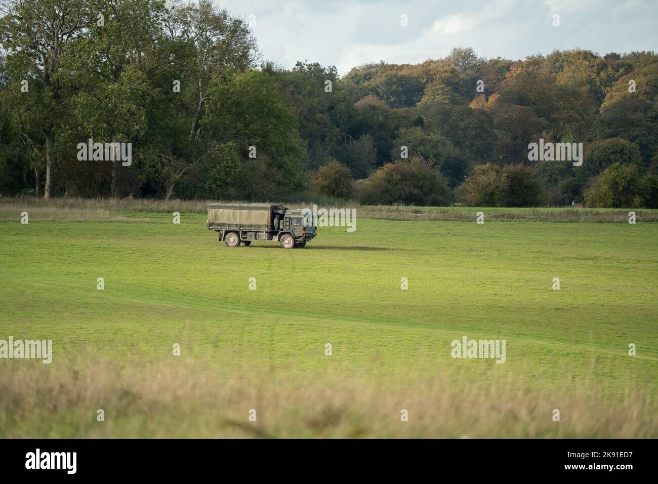 British army MAN SV 4x4 logistics lorry in action Stock Photo - Alamy