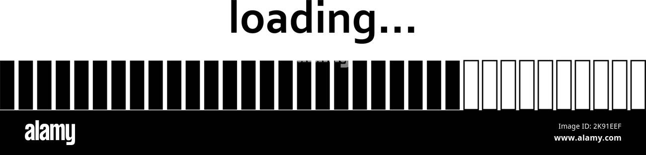 Download status scale, download progress on white background - Vector ...