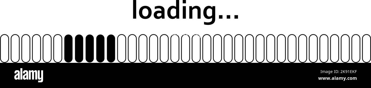 Download status scale, download progress on white background - Vector ...